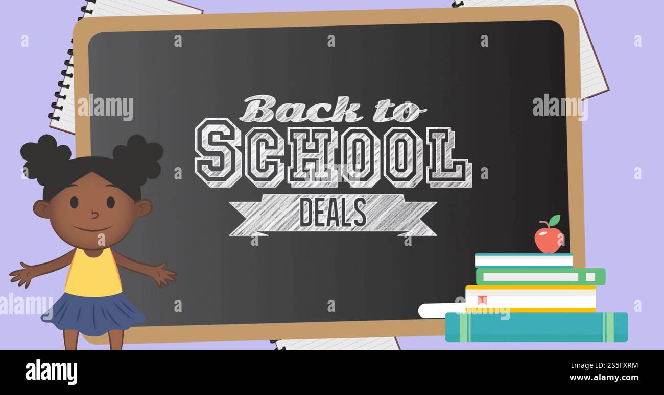 Back school icons stationery hi-res stock photography and images - Alamy