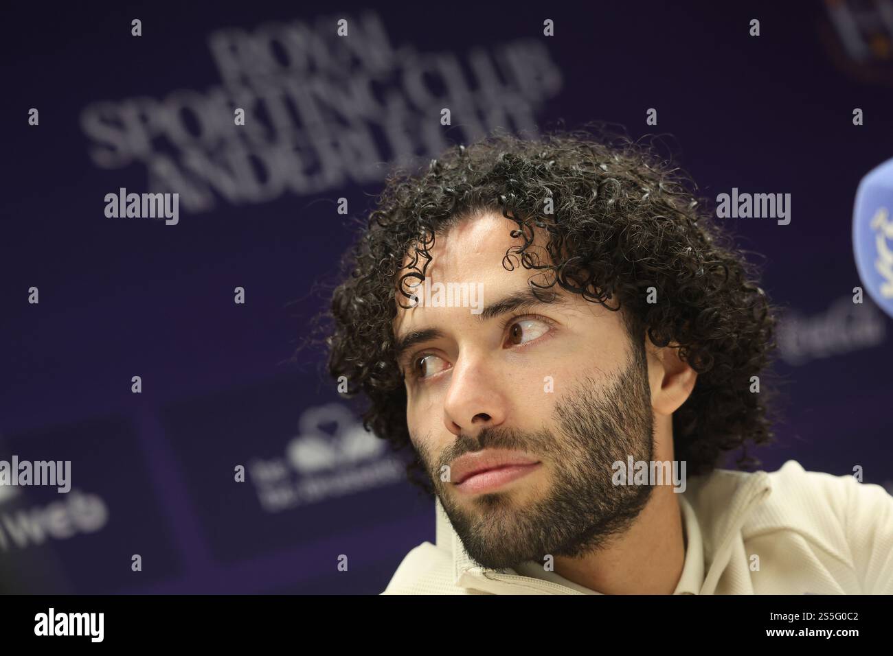 Anderlecht's Cesar Huerta pictured during a press conference of Belgian ...