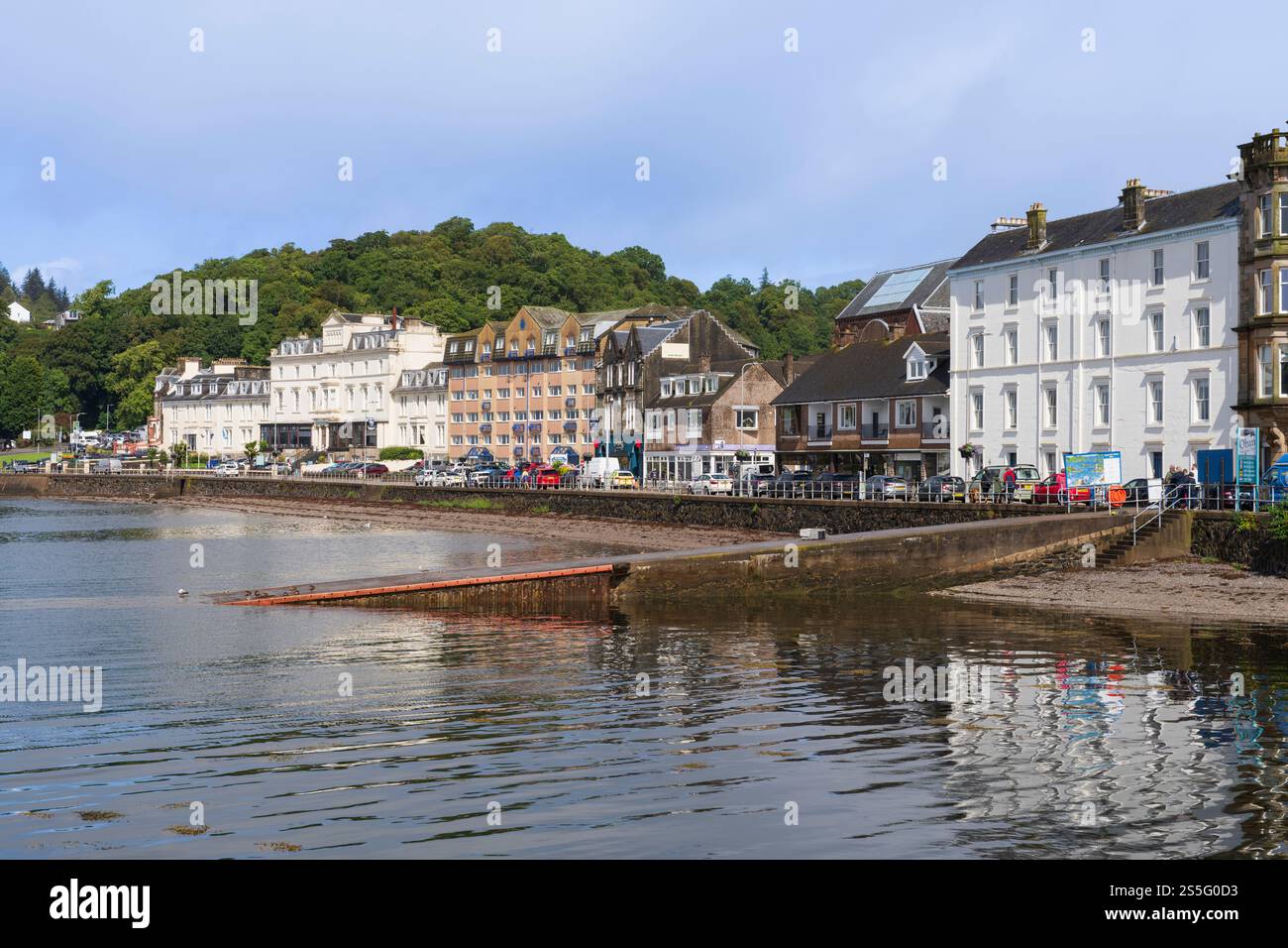 Oban, Argyll & Bute, port and ferry terminal town for islands on Scottish west coast Stock Photo ...