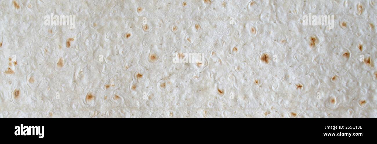 Homemade flat bread Turkish lavash background texture top view. Pita ...