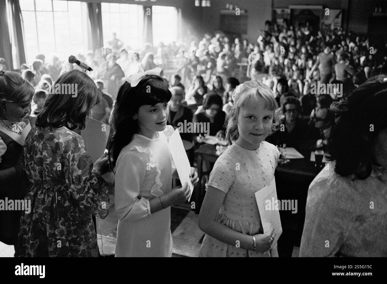 Carnival Queen competition, Cwmtillery, South Wales, 1974 Stock Photo ...