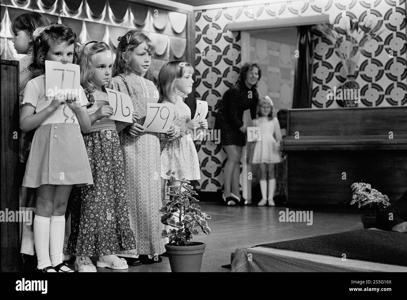 Carnival Queen Competition, Newbridge, South Wales, 1974 Stock Photo ...