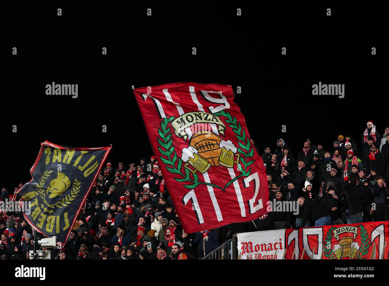 Monza, Italy. 14th Jan, 2025. Italy, Monza, 2025 01 13: supporters of ...