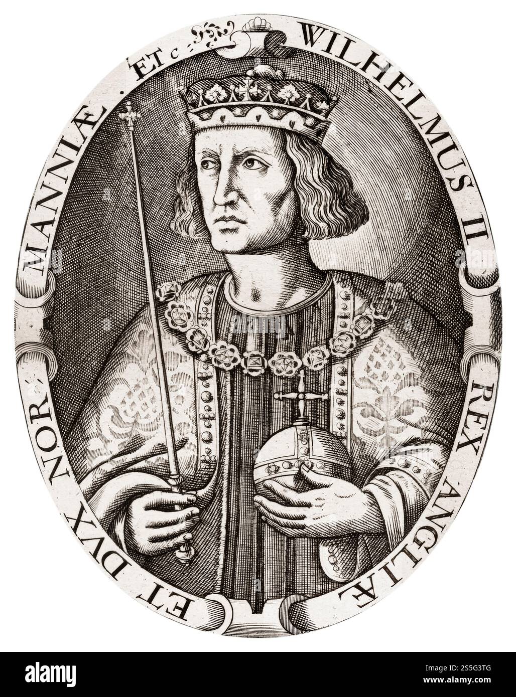 King william ii william rufus portrait Cut Out Stock Images & Pictures ...