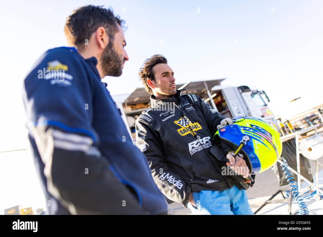 Haradh, Arabie Saoudite. 14th Jan, 2025. HEGER Brock (usa), Polaris ...