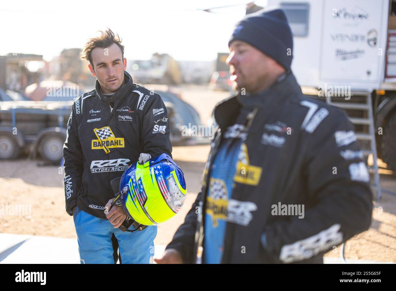 Haradh, Arabie Saoudite. 14th Jan, 2025. HEGER Brock (usa), Polaris ...