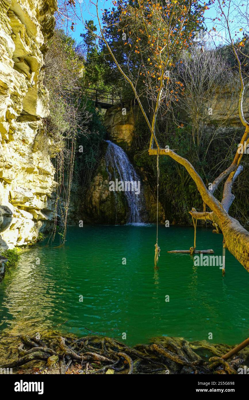 Adonis Waterfall and Baths, Tourist Destination, Winter on the ...