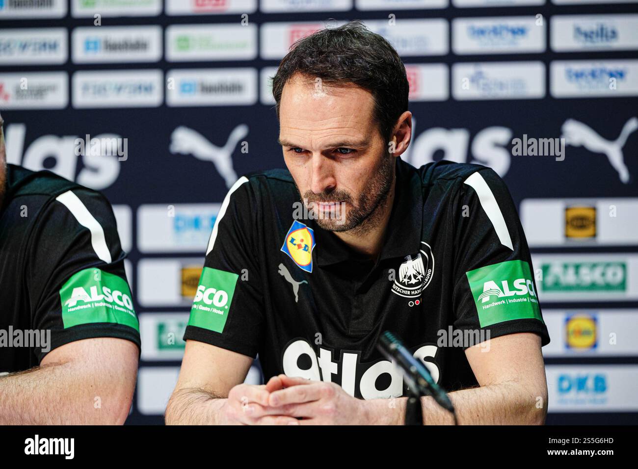 Benjamin Chatton (Deutschland, Manager) GER, Pressekonferenz ...