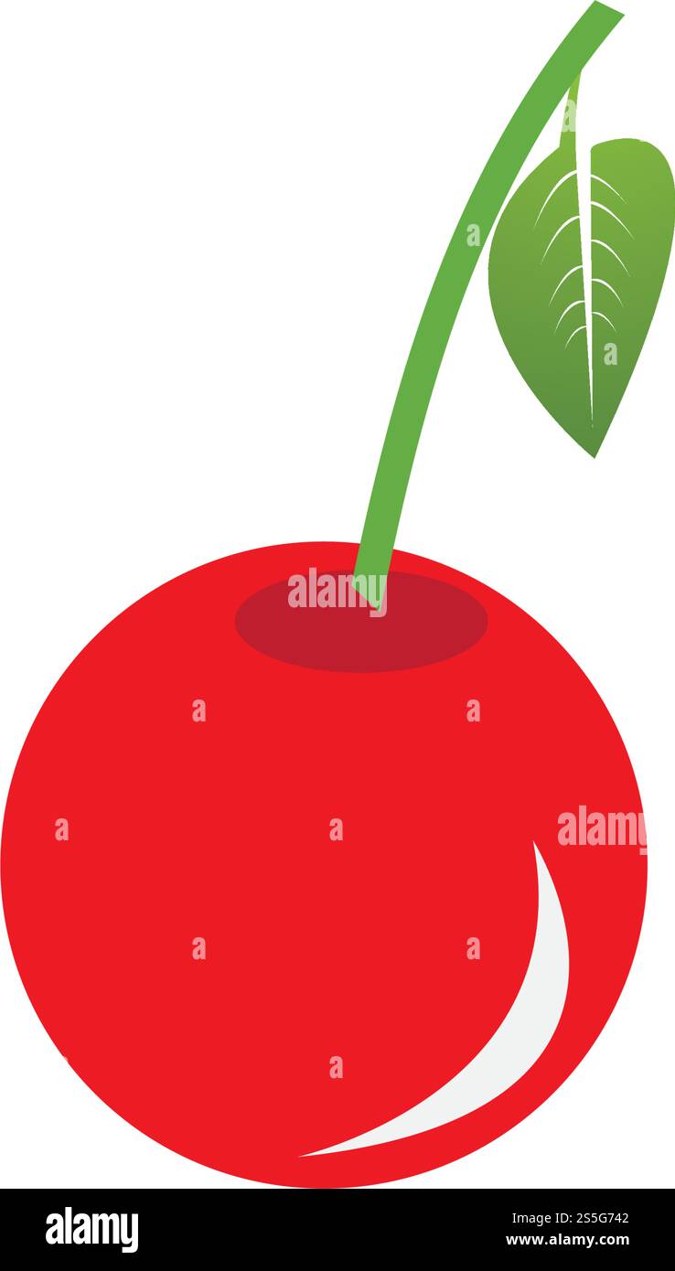 Cherry logo vector template Stock Vector Image & Art - Alamy
