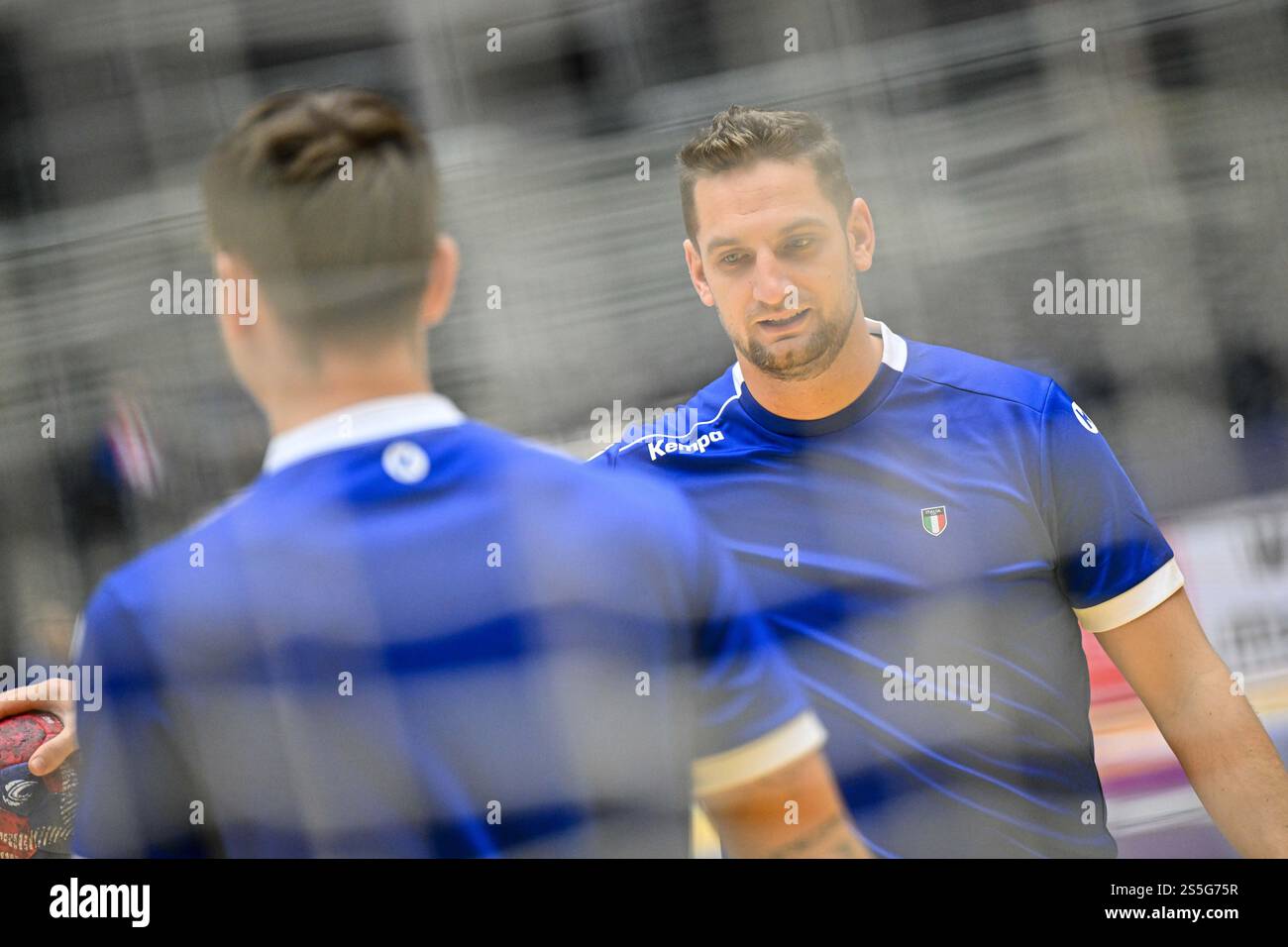Gianluca Dapiran of Italy during IHF Men's - Handball World ...