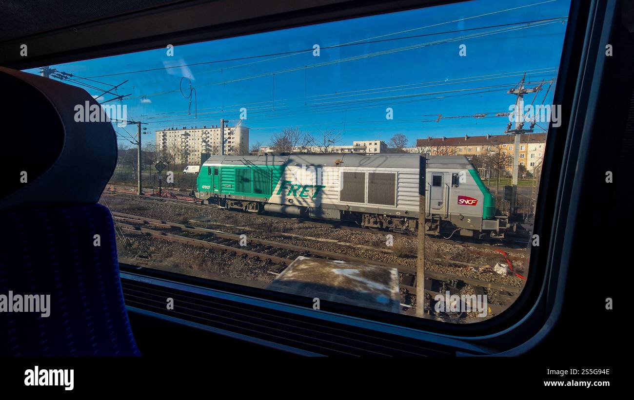 Freight train, Grand-Est Region, France Stock Photo - Alamy