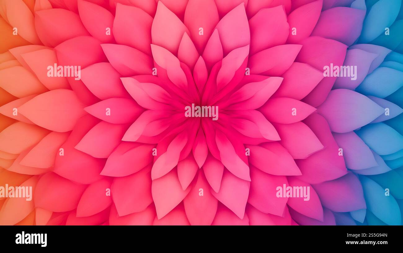 Striking abstract background with kaleidoscope-inspired patterns in ...