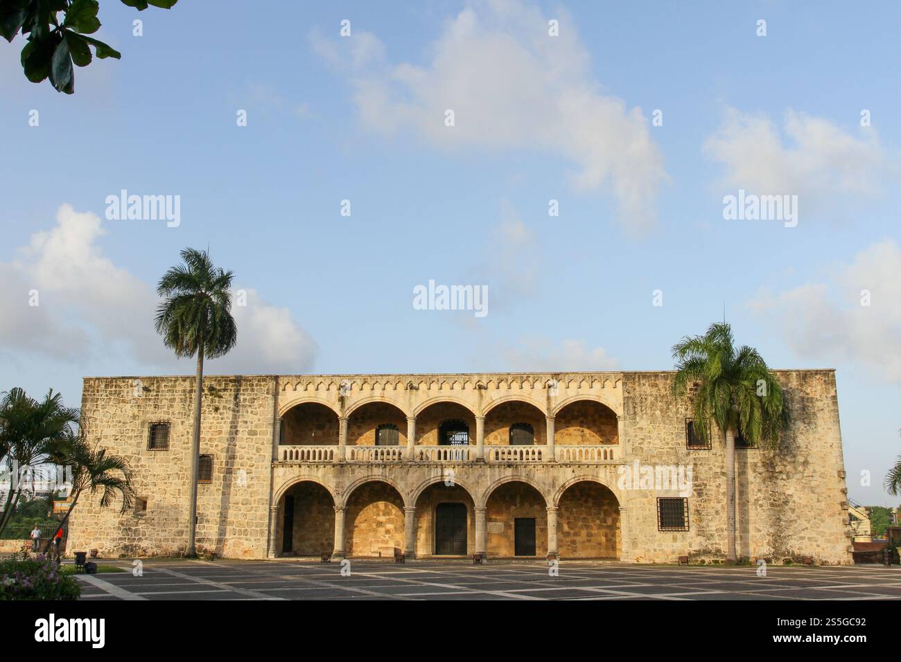Christopher Columbus Alcazar in Santo Domingo Stock Photo - Alamy