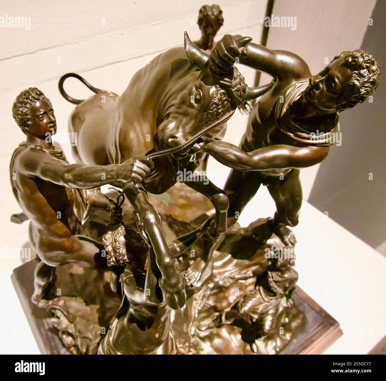 1617 bronze sculpture depicting the fable of Dirce Toro Farnesio by ...