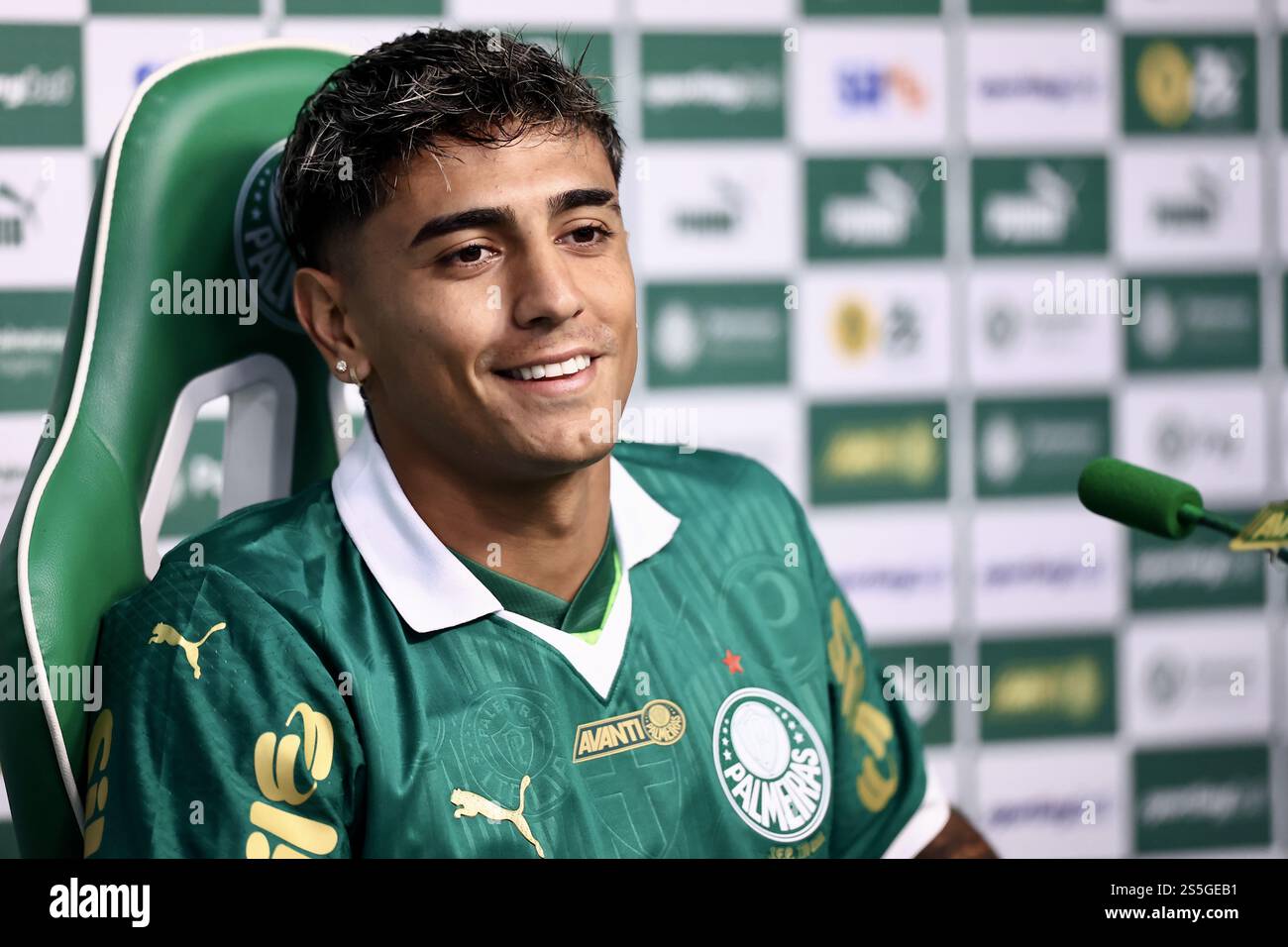 SP - SAO PAULO - 01/14/2025 - PALMEIRAS, PRESENTATION OF FACUNDO TORRES ...