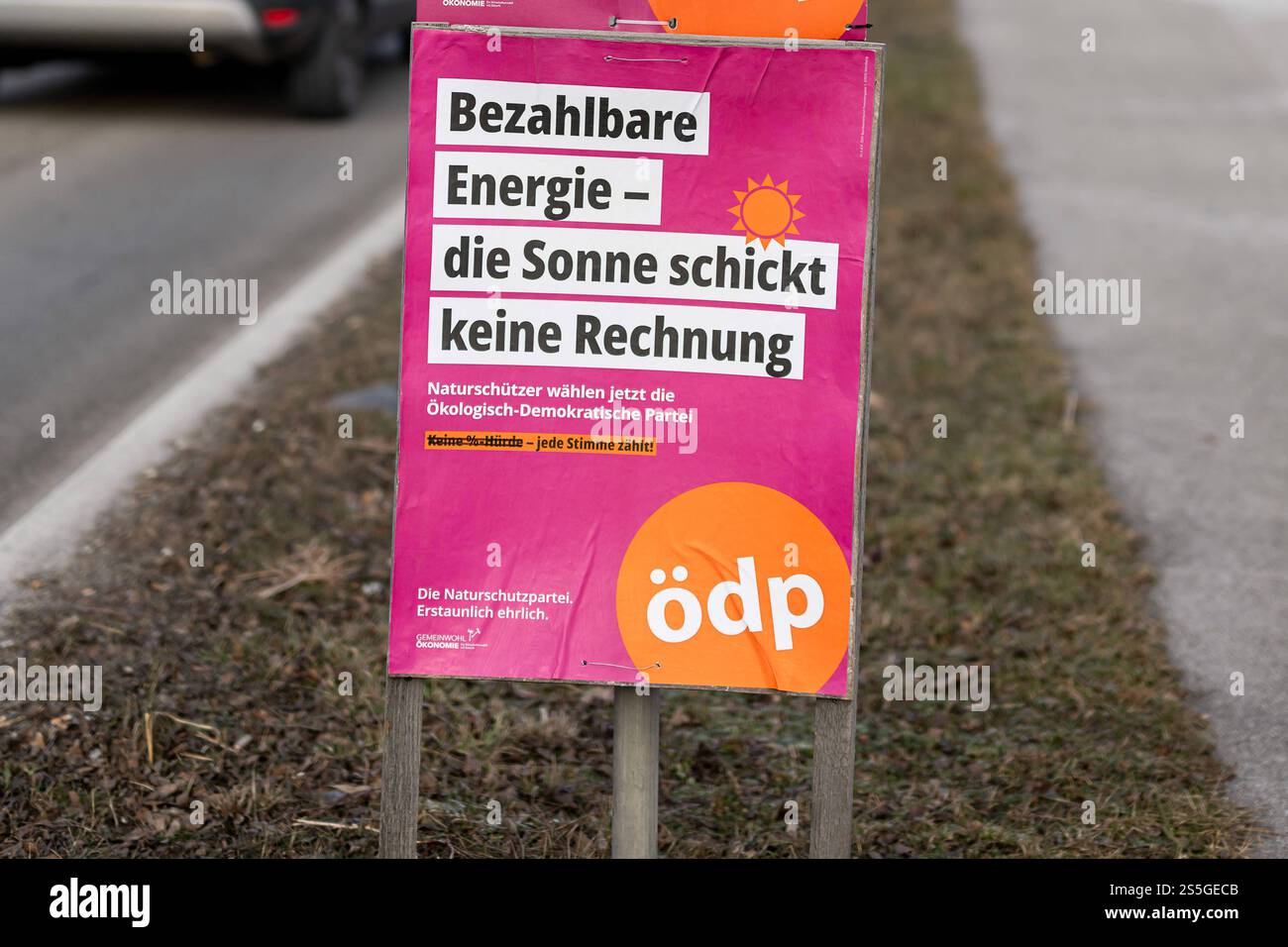 Muenchen GER, Themenbild, Wahlplakate zur Bundestagswahl in Deutschland ...