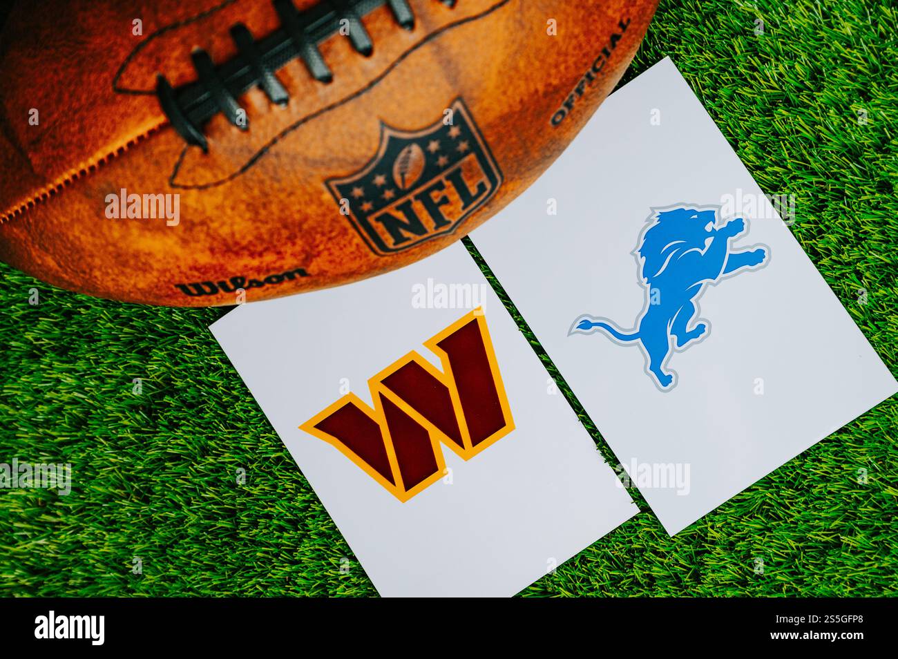 DETROIT, JANUARY 14, 2025: Detroit Lions vs. Washington Commanders, NFL ...