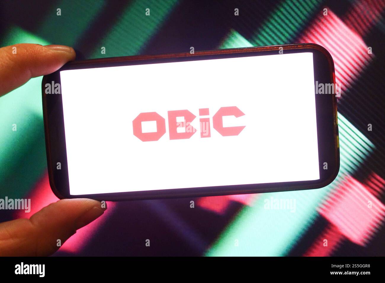 Poland. 13th Jan, 2025. In this photo illustration, the OBIC company ...