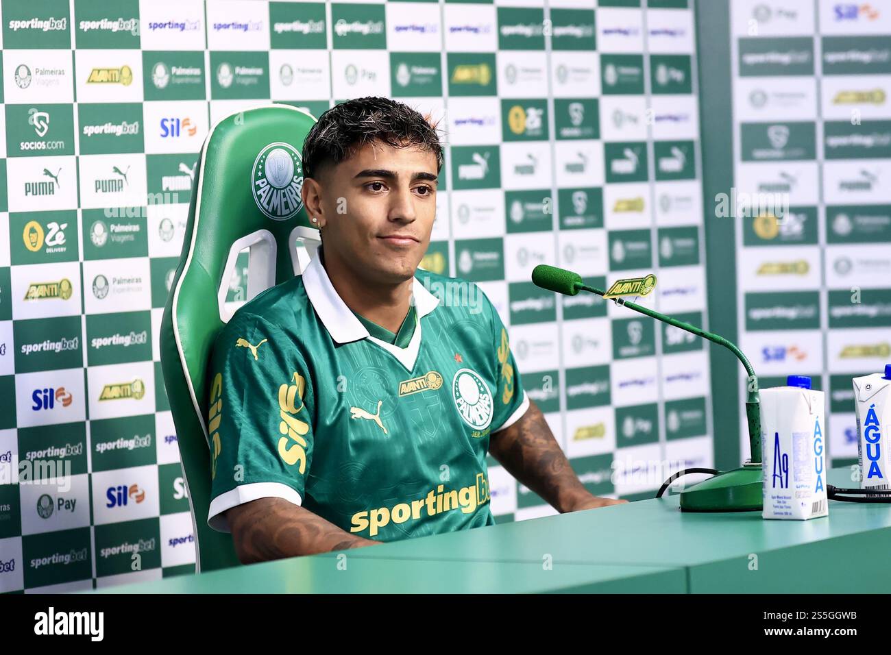 SP - SAO PAULO - 01/14/2025 - PALMEIRAS, PRESENTATION OF FACUNDO TORRES ...