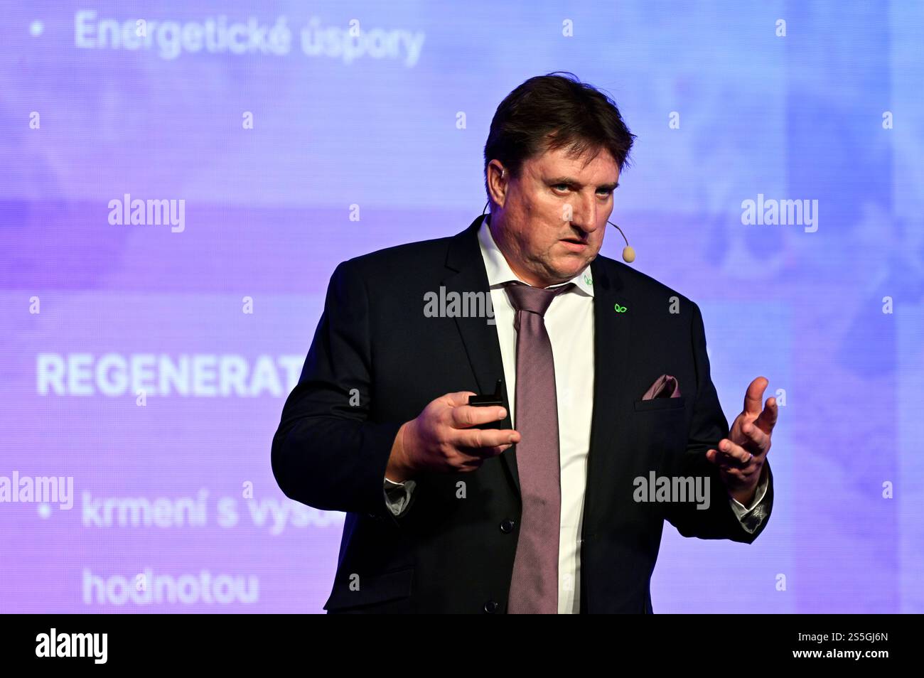 Prague, Czech Republic. 14th Jan, 2025. Petr Gondek of company ERSTA ...