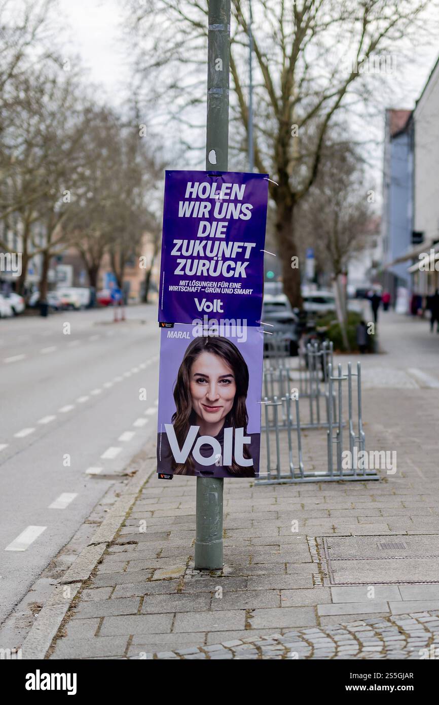 Muenchen GER, Themenbild, Wahlplakate zur Bundestagswahl in Deutschland ...