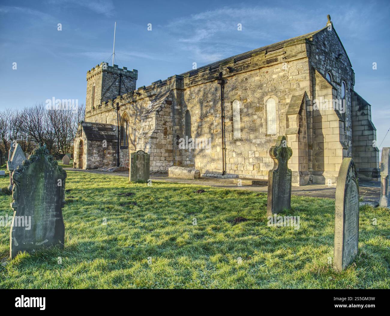 St Mary the Virgin Church and graveyard,Seaham,County Druham,England,UK ...