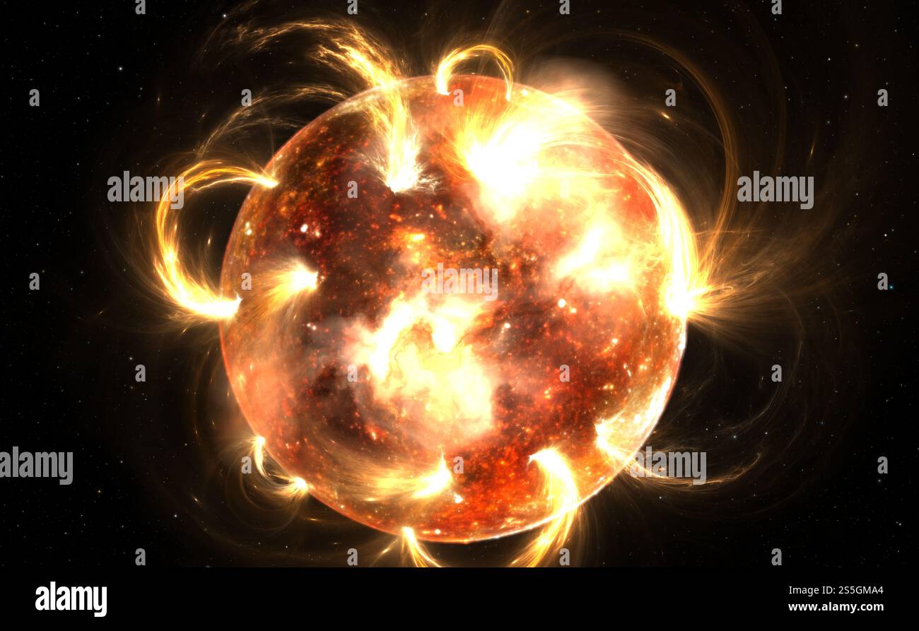 Massive solar flares hi-res stock photography and images - Alamy