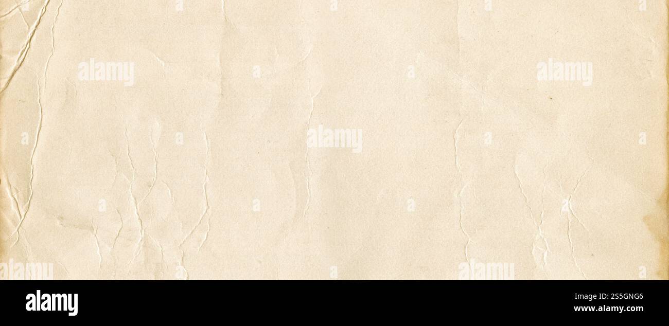 Old parchment paper texture background. Horizontal banner. Vintage ...
