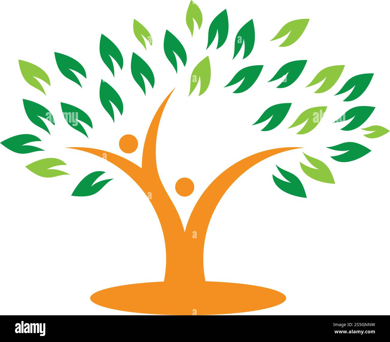 family tree logo template vector illustration Stock Vector Image & Art ...