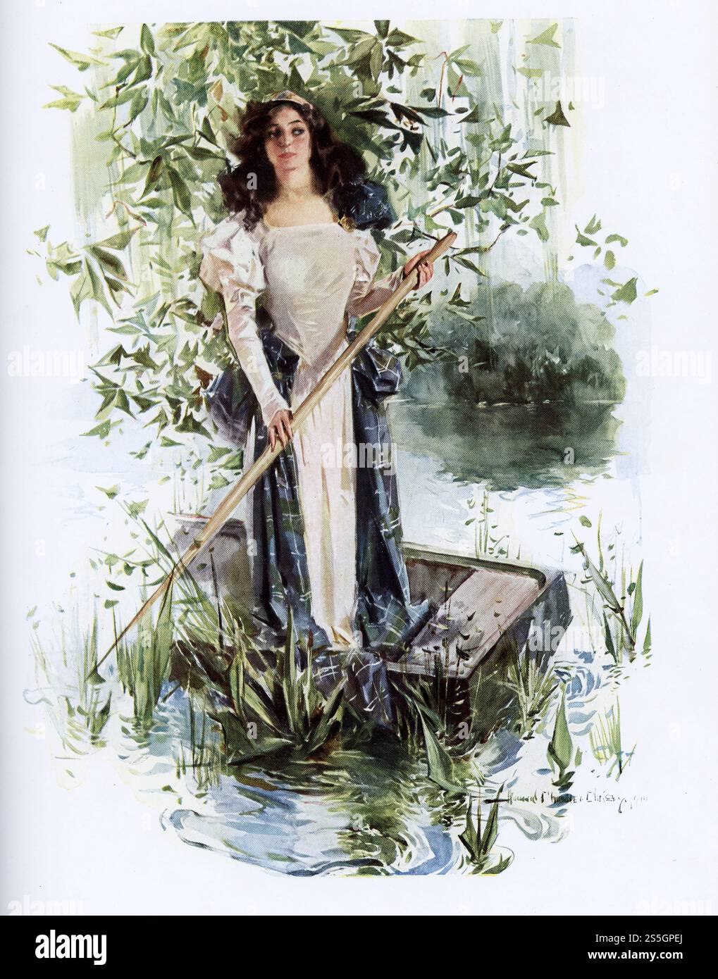 In this illustration from a 1910 edition of The Lady of the Lake by Sir ...
