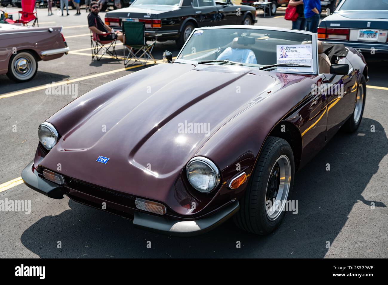 Chicago, Illinois, USA - September 08, 2024: TVR 3000 S series retro ...