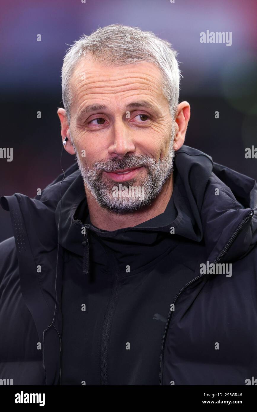 12 January 2025, Saxony, Leipzig: Soccer: Bundesliga, RB Leipzig ...