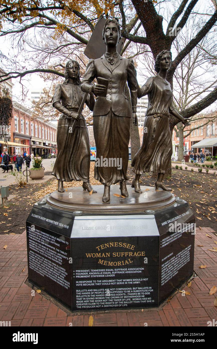Tennessee Woman Suffrage Monument Stock Photo - Alamy