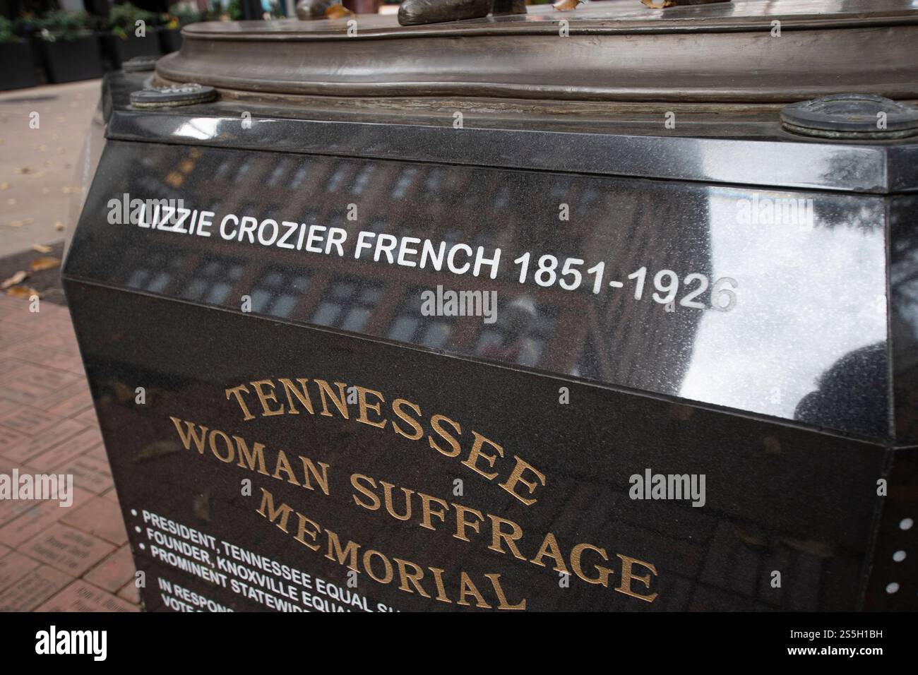 Tennessee Woman Suffrage Monument Stock Photo - Alamy