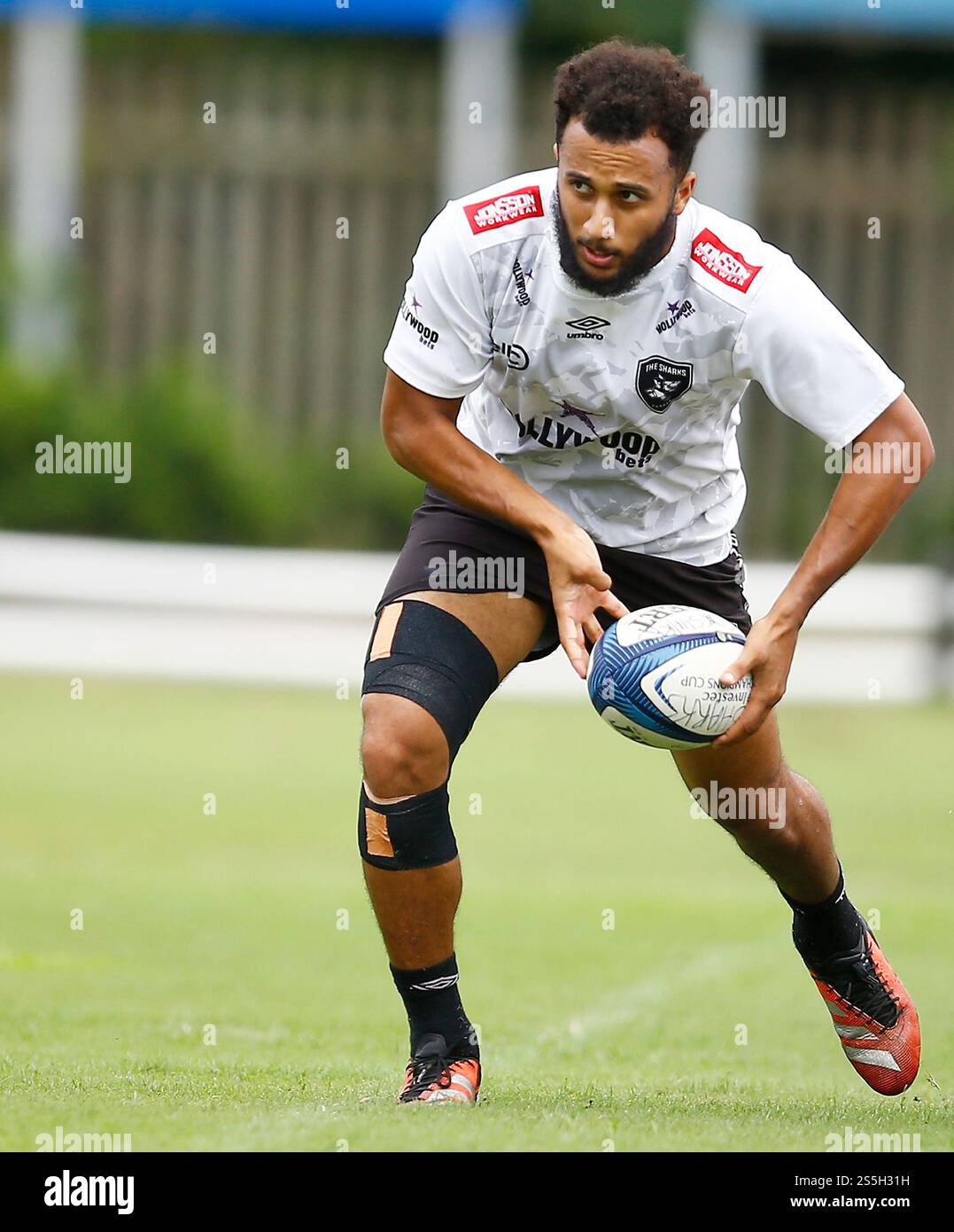 Jaden Hendrikse of the Hollywoodbets Sharks during the Hollywoodbets ...