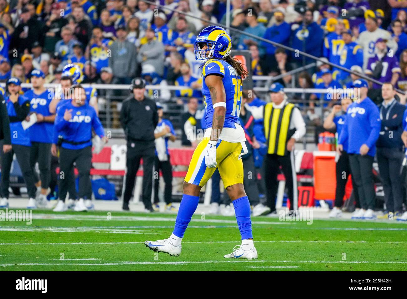 Los Angeles Rams wide receiver Demarcus Robinson (15) during the first ...