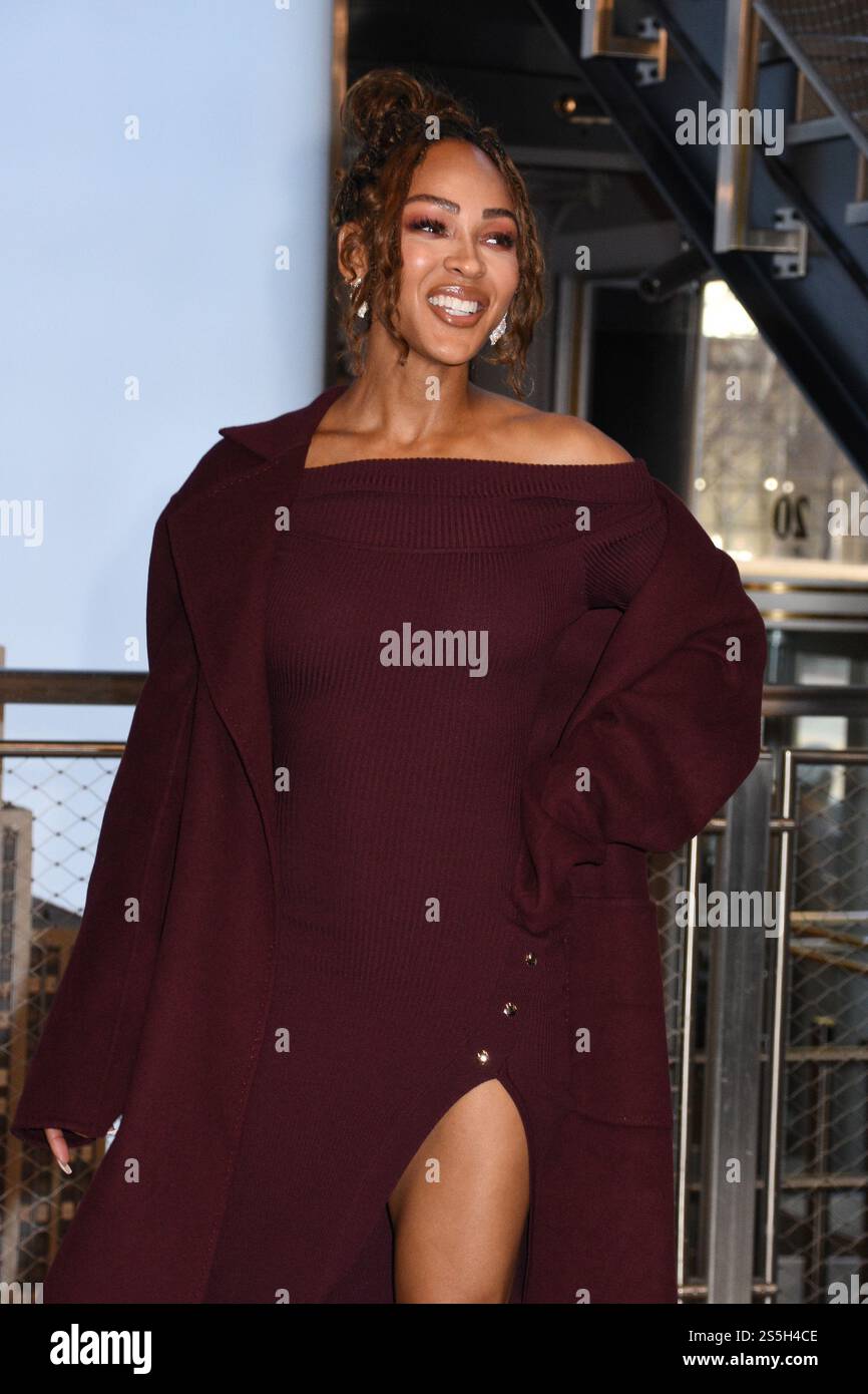 New York, NY, USA. 14th Jan, 2025. Meagan Good pictured as Prime Video ...