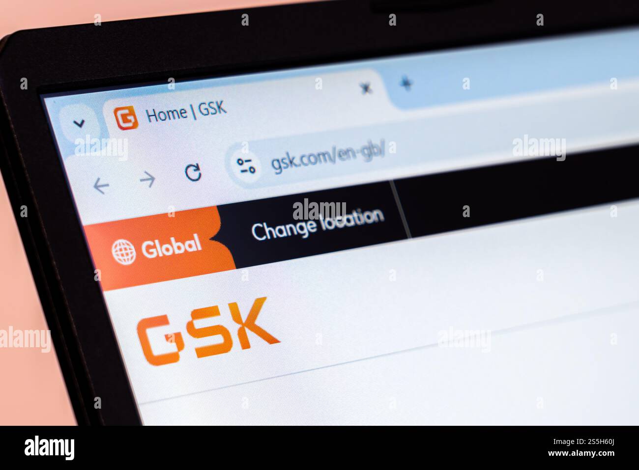 New York, USA - January 10, 2025: GSK global healthcare and ...