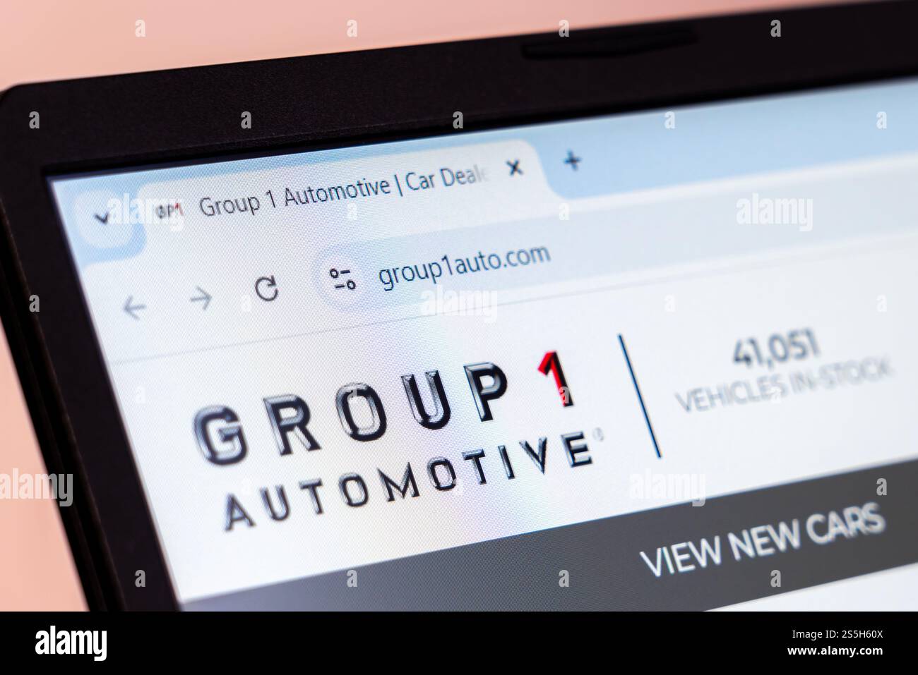 New York, USA - January 10, 2025: Group 1 Automotive car dealership and ...