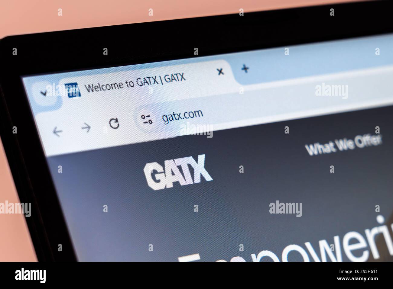 New York, USA - January 10, 2025: GATX railcar leasing and ...