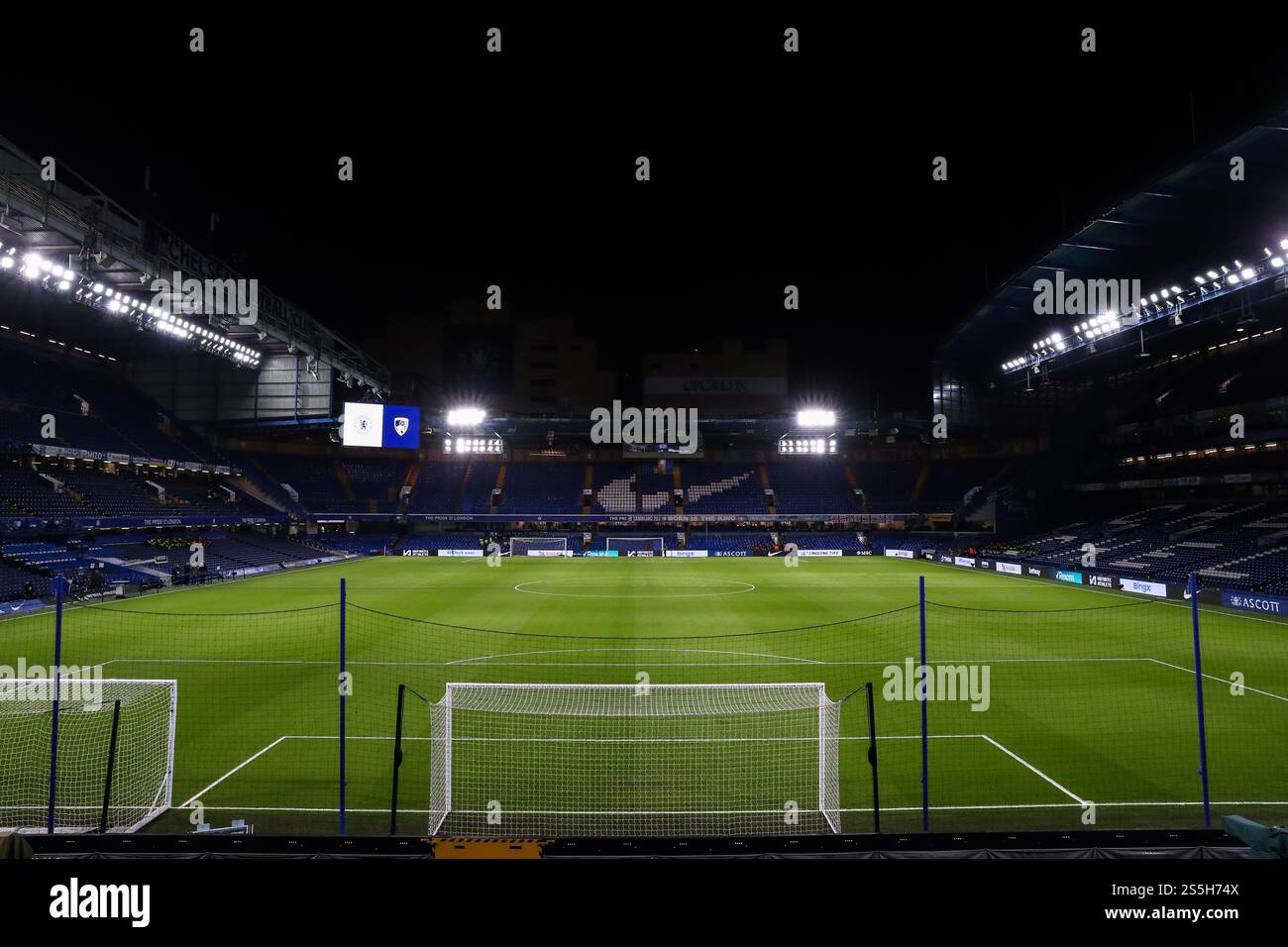 A general view inside of Stamford Bridge, home of Chelsea ahead of the ...