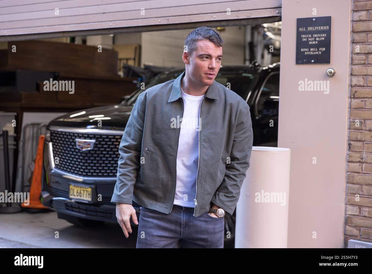 New York, United States. 14th Jan, 2025. American actor Gabriel Basso ...