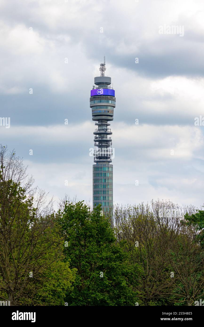 London, UK - 26 April 2024: The BT Tower, a grade II listed ...