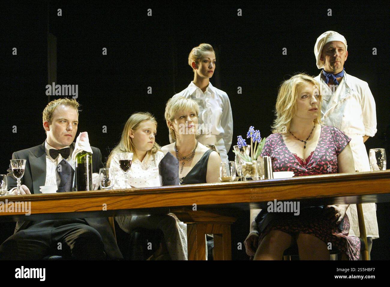 l-r: Rory Kinnear (Michael), Alice Knight (child), Lisa Palfrey (Mette ...