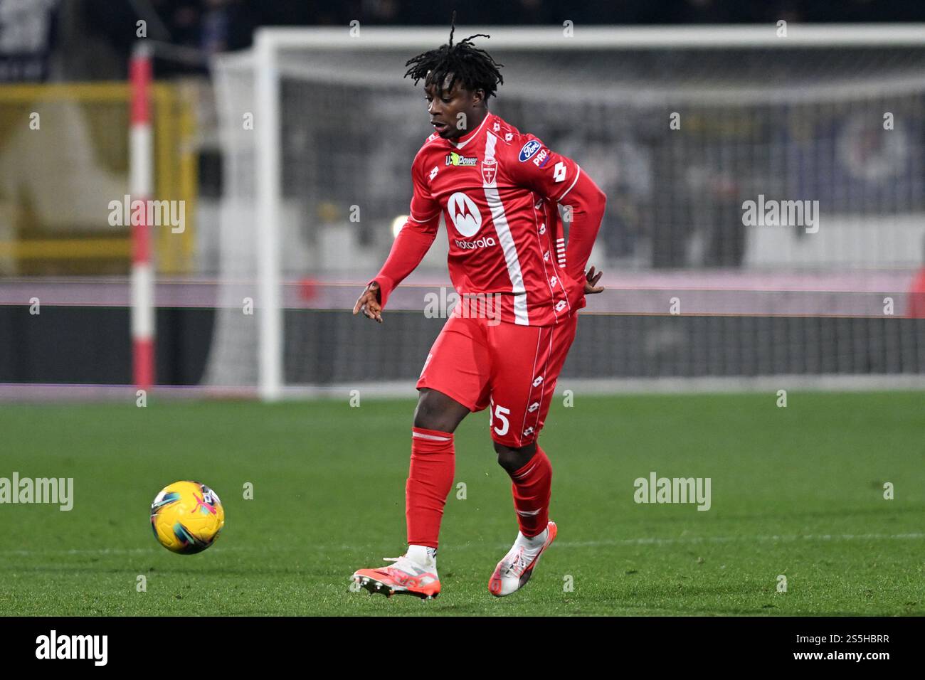 Monza, Italia. 13th Jan, 2025. AC Monza's Kevin Maussi Martins during ...