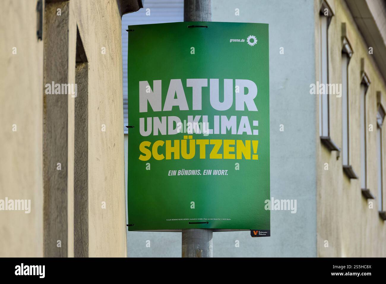 Rottenburg Bundestagswahl 2025, Politik, Plakate, 14.01.2025, Gruene ...