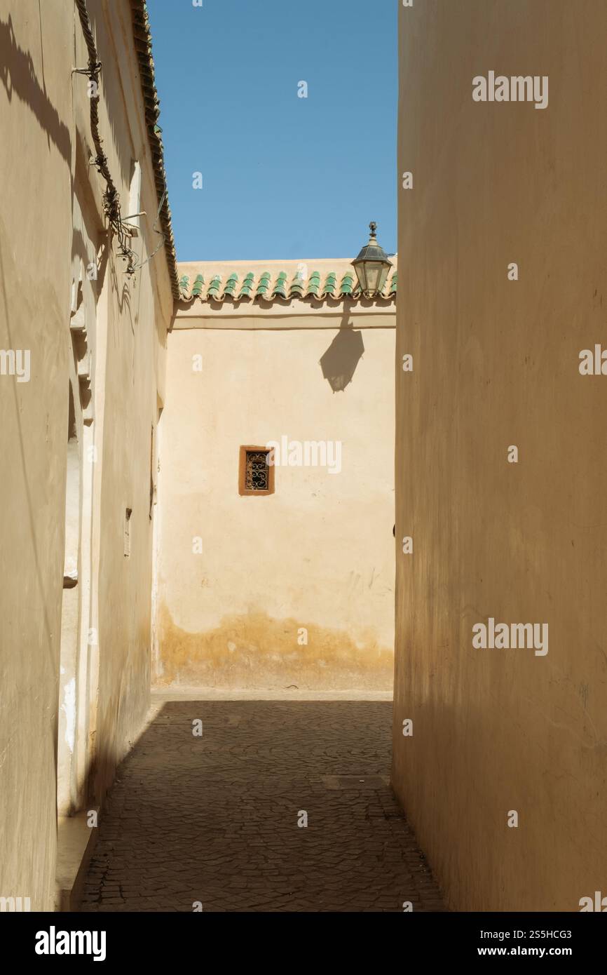 Hallway in the streets of Morocco Stock Photo - Alamy