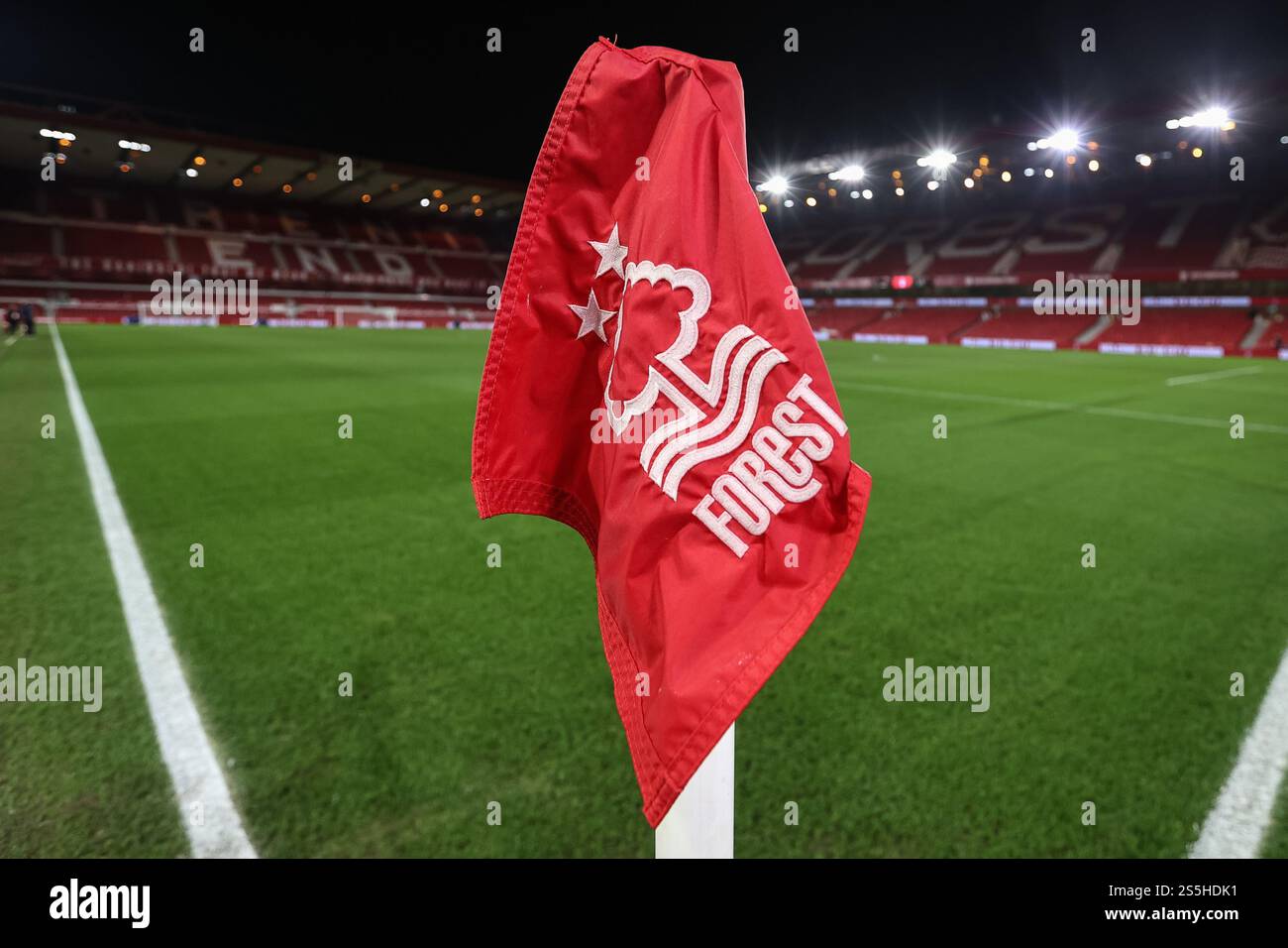Forest corner flag during the Premier League match Nottingham Forest vs ...