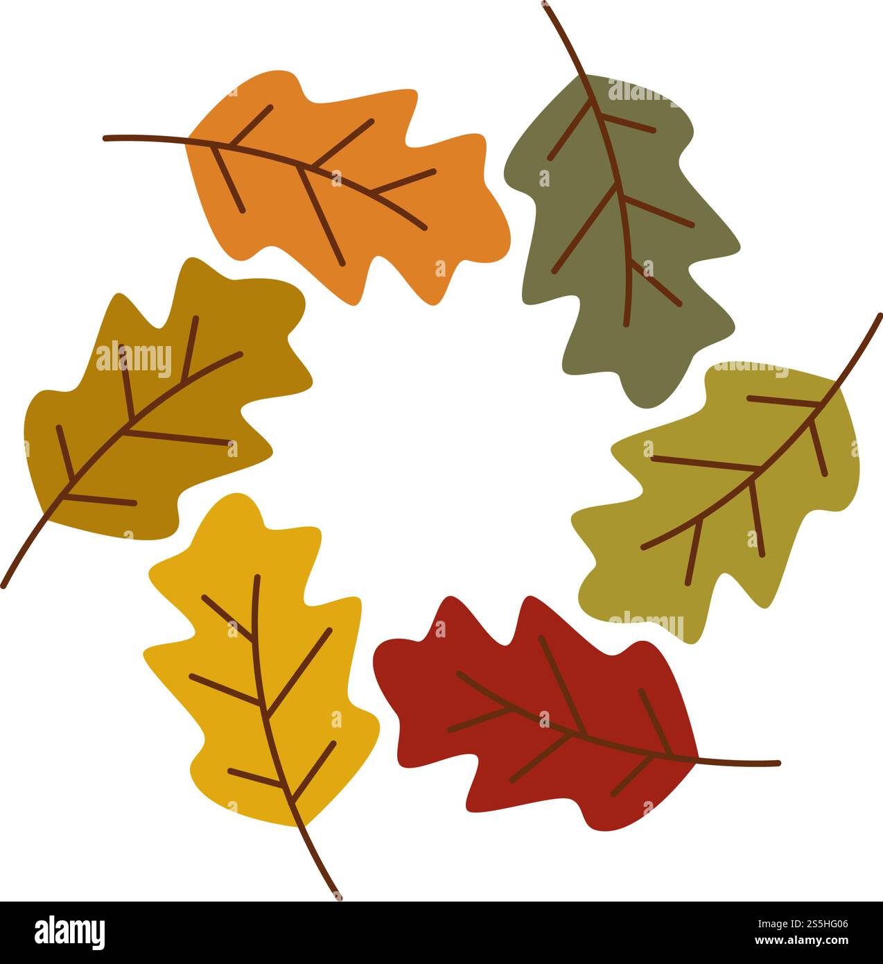 Autumn Leaf logo template vector illustration Stock Vector Image & Art ...