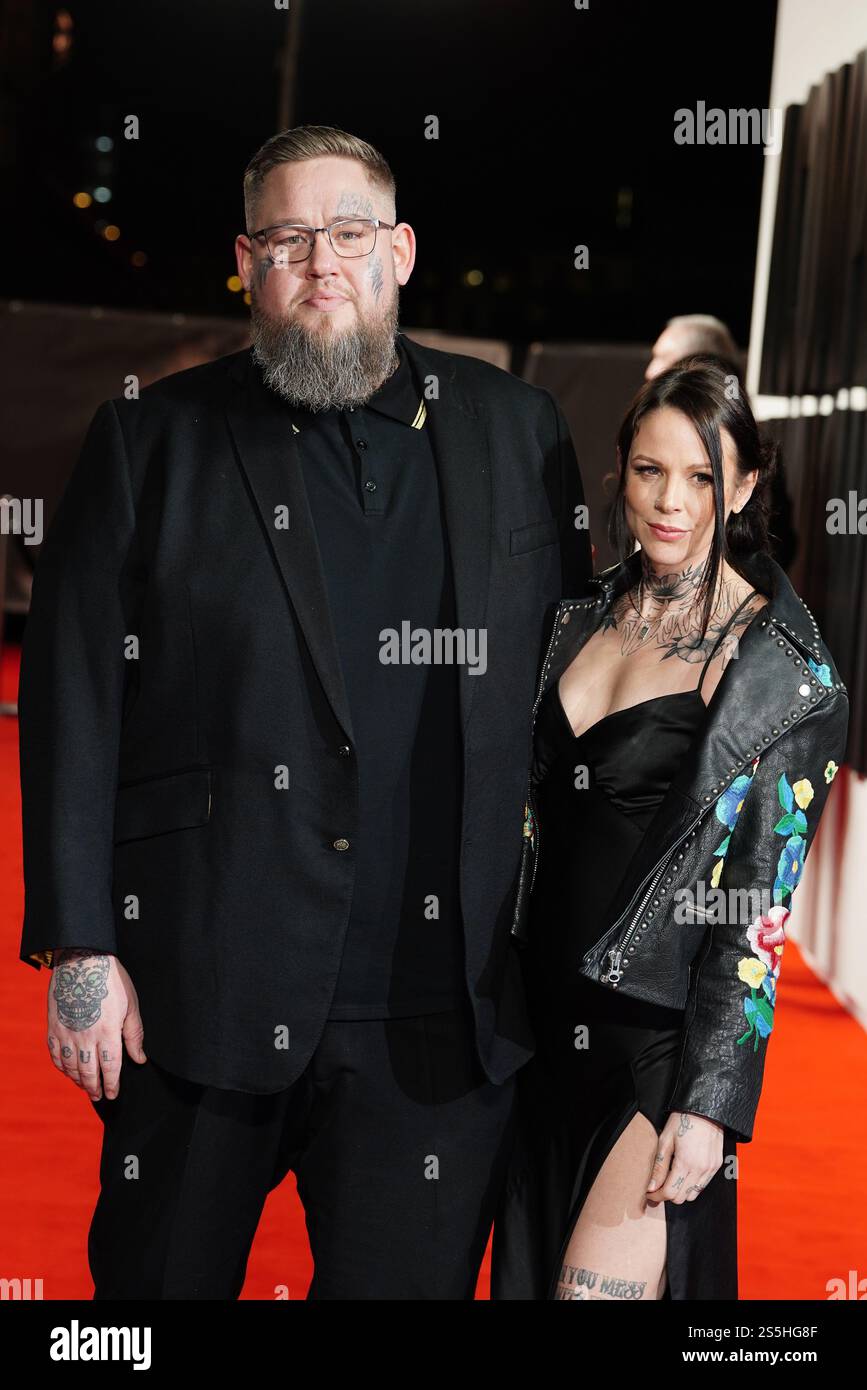 Rag 'N' Bone Man and Zoe Beardsall attending the UK premiere of ...
